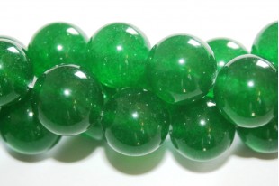 Giada Colorata Verde - Tondo 14mm | PerlineBijoux.com - Il negozio per ...