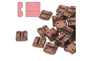 Perline Vetro Fixer Jet Bronze 8x7mm - Fori Verticali | PerlineBijoux ...