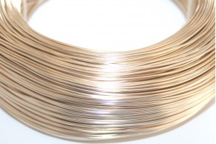 Beige aluminum wire 3,0mm | Perlinebijoux.com