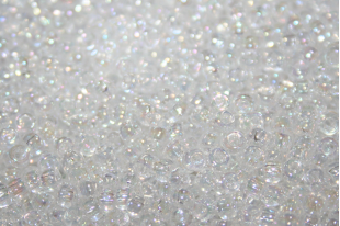 Toho Seed Beads 8/0, 10gr., Transparent Rainbow Crystal Col.161 ...
