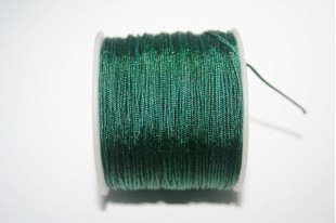 Dark Green Nylon Thread 1mm - 35m - Perlinebijoux.com